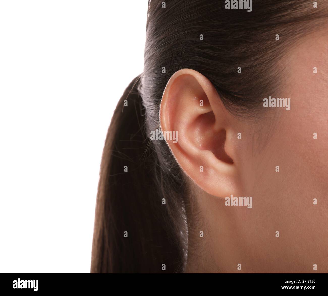 Earlobe woman hi-res stock photography and images - Alamy