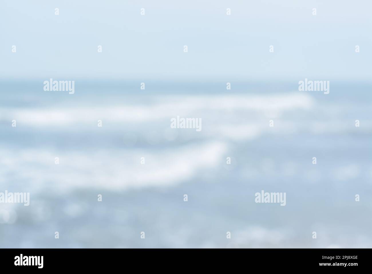 Blurred view of sea waves. Summer vacation Stock Photo - Alamy