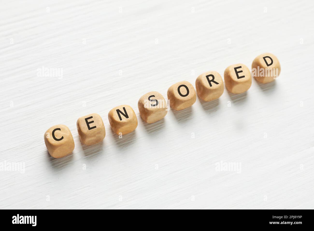 White cubes word topic hi-res stock photography and images - Alamy