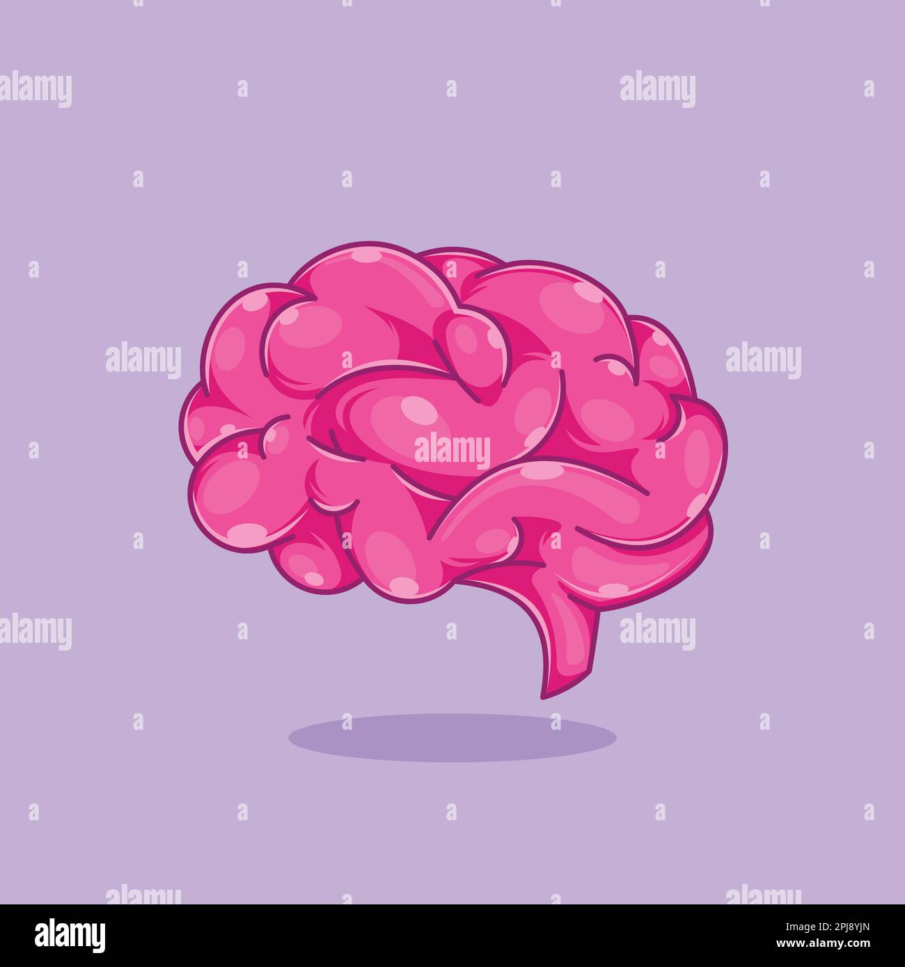Cartoon brain hi-res stock photography and images - Alamy