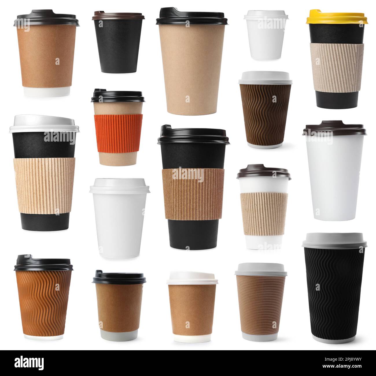 Coffee plastic lids Cut Out Stock Images & Pictures - Alamy