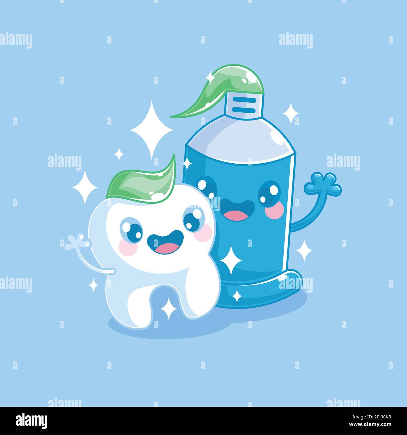 Tooth and toothpaste cartoon design Stock Vector Image & Art - Alamy