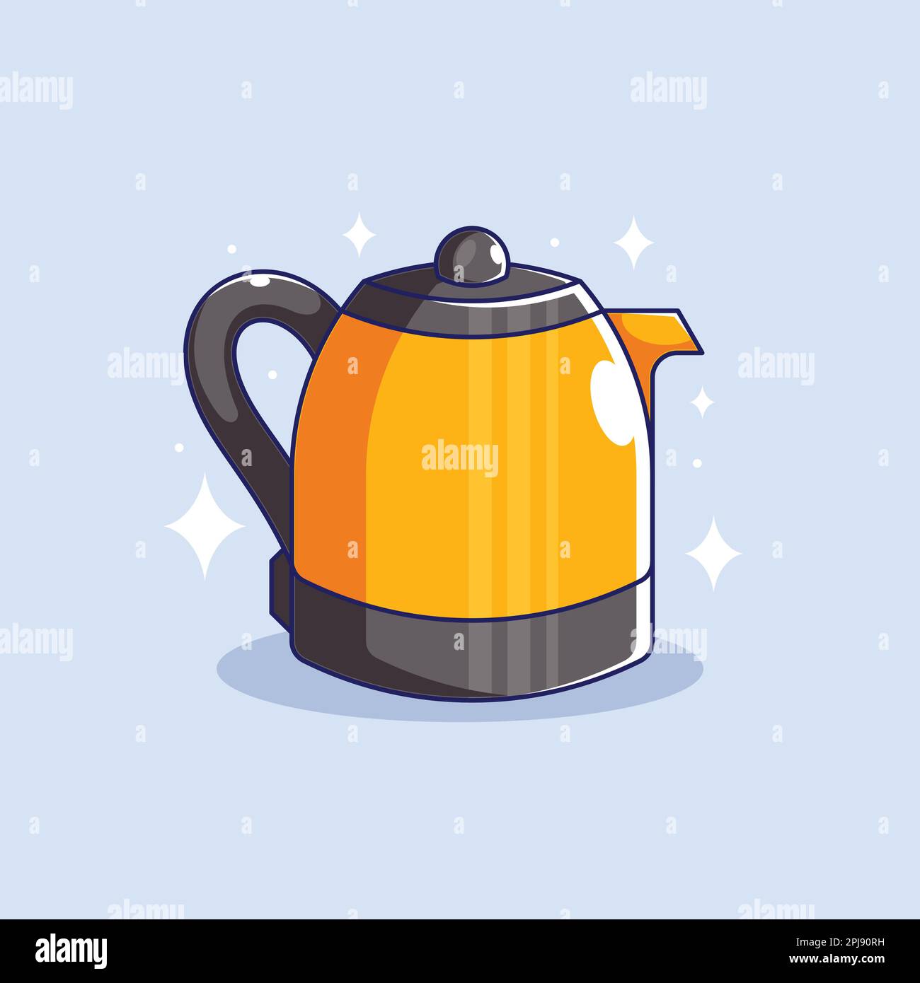 Electric water kettle cartoon design Stock Vector Image & Art - Alamy
