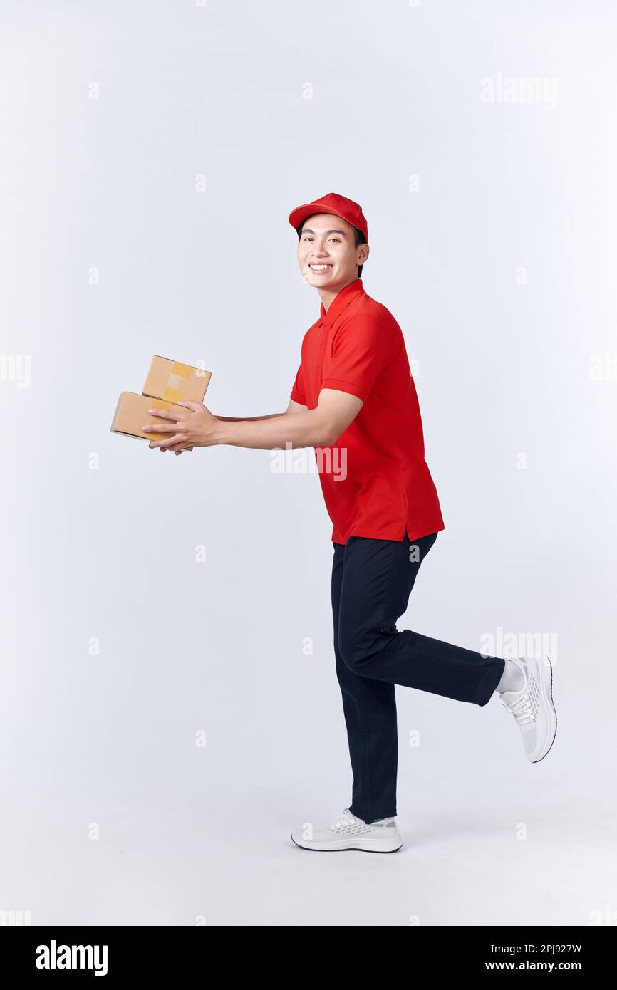 Asian man happy smiling received hi-res stock photography and images ...