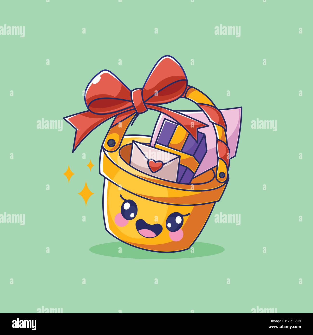 Surprise white gift box with red ribbon Stock Vector Image & Art - Alamy