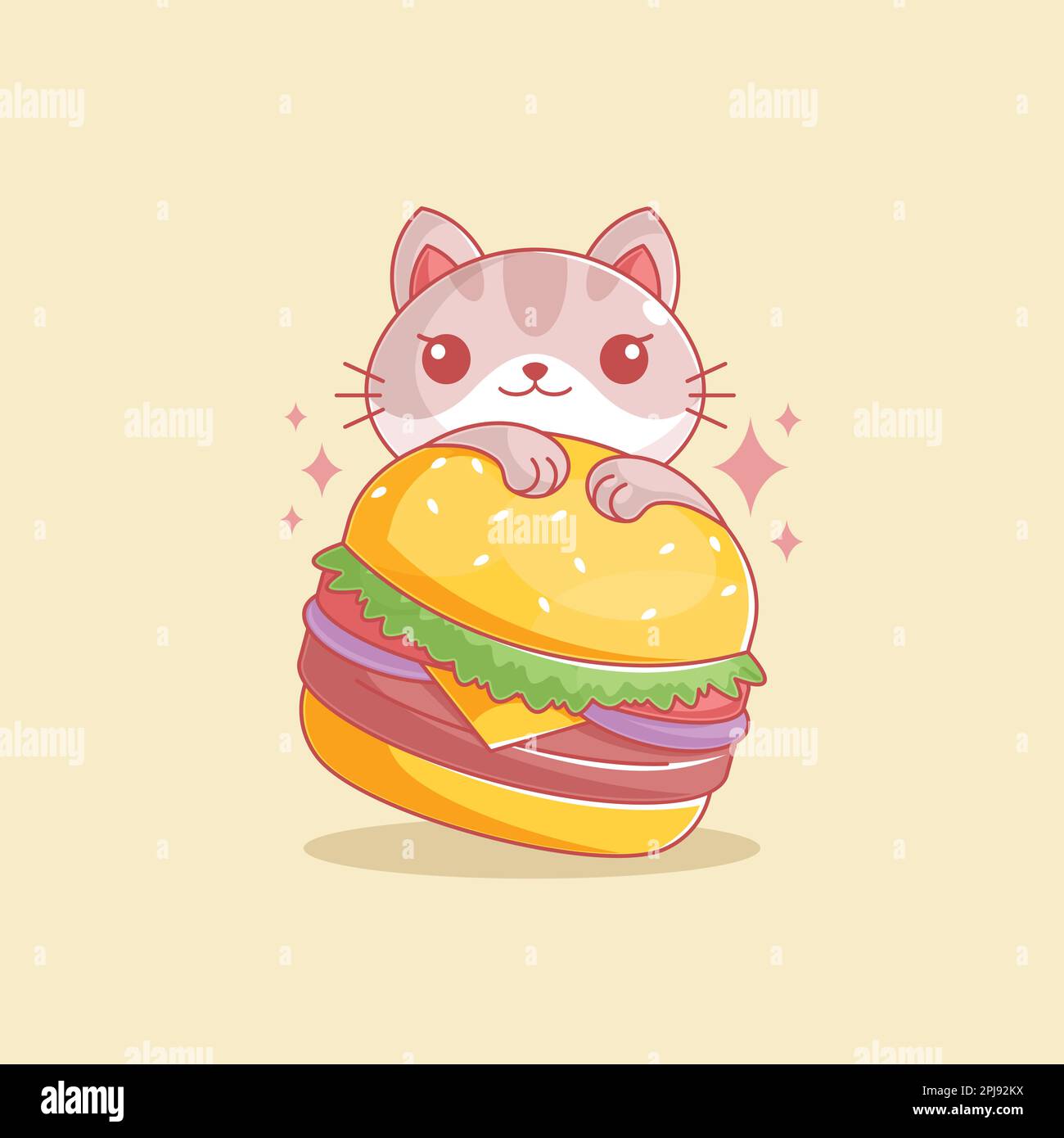 Cafe fat Stock Vector Images - Alamy