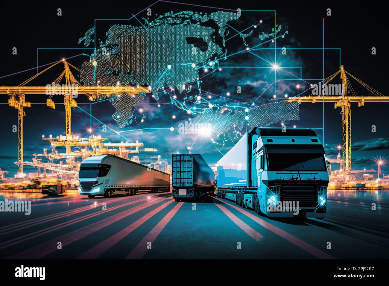 Smart logistics management hi-res stock photography and images - Alamy