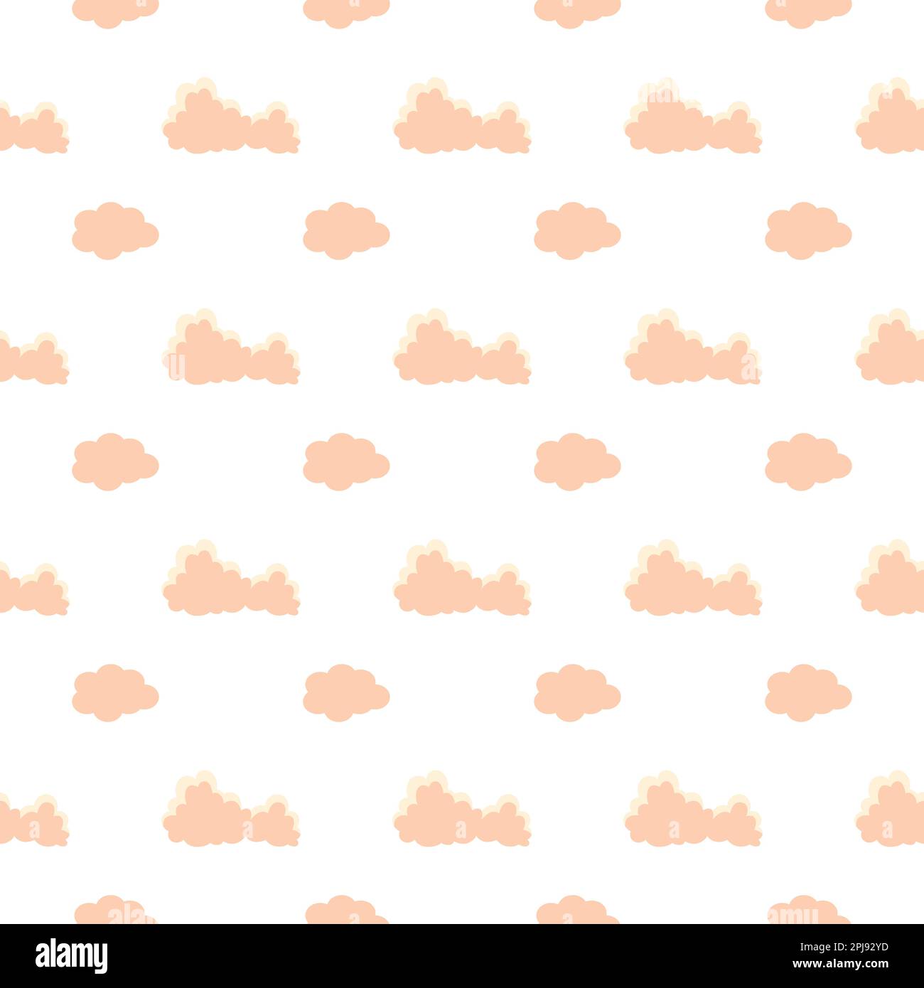 Vector seamless pattern clouds hi-res stock photography and images - Alamy