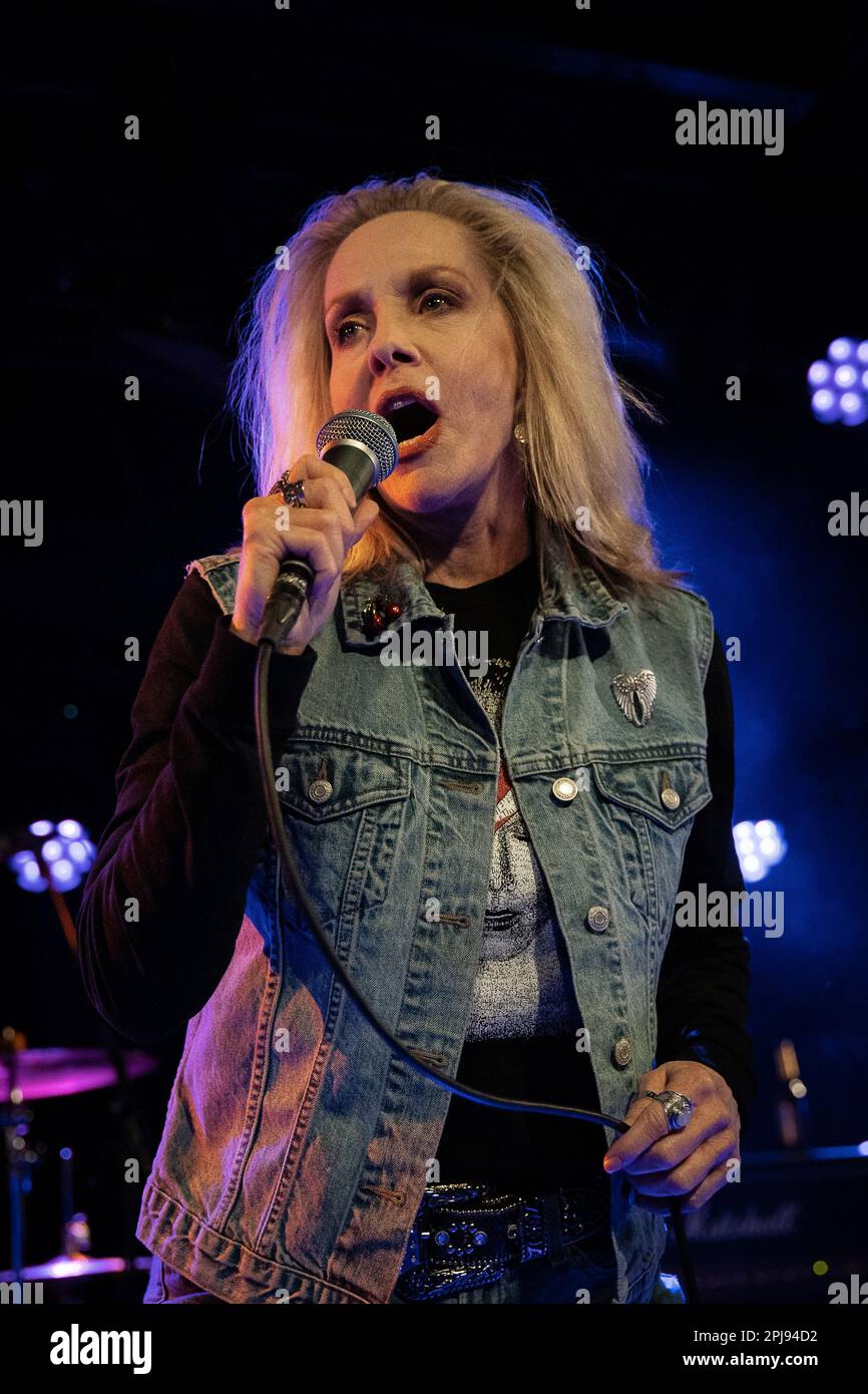Oslo, Norway. 31st Mar, 2023. The American singer, musician and actress Cherie Currie performs a ...