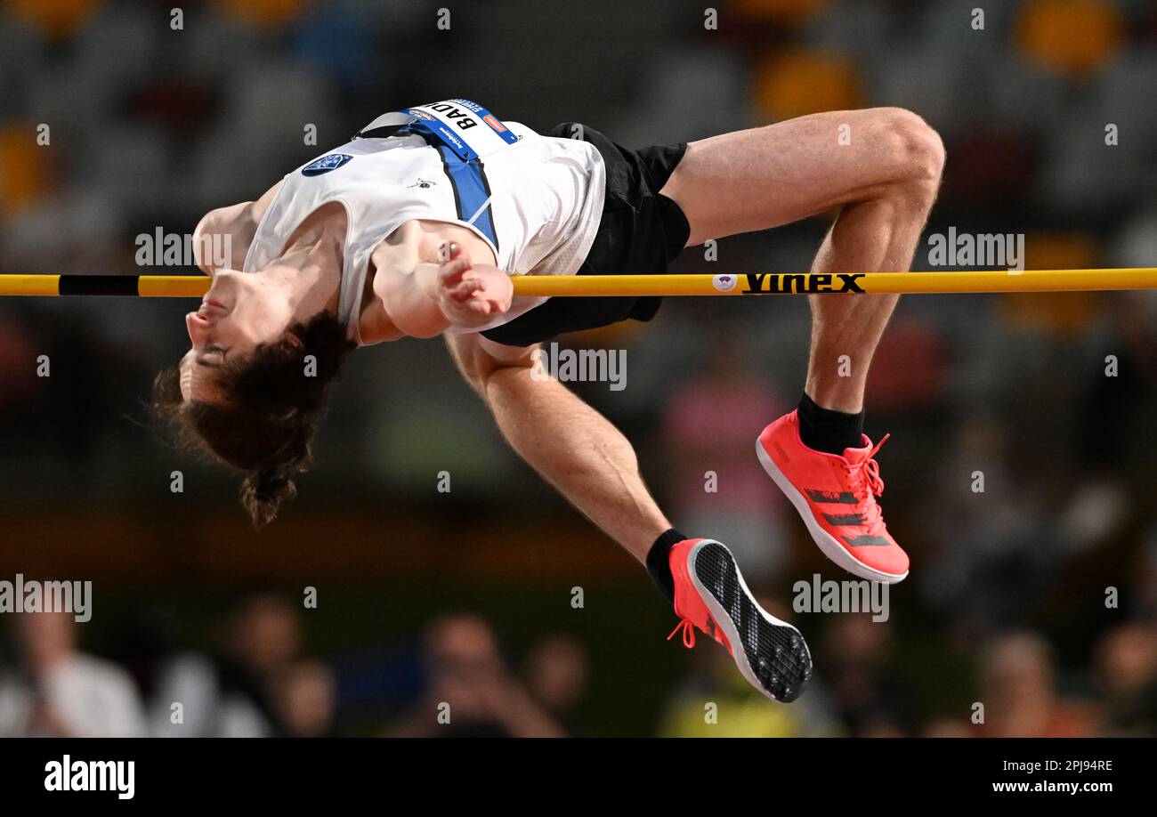 Joel Baden in action during the Mens High Jump at the 2023 Australian ...