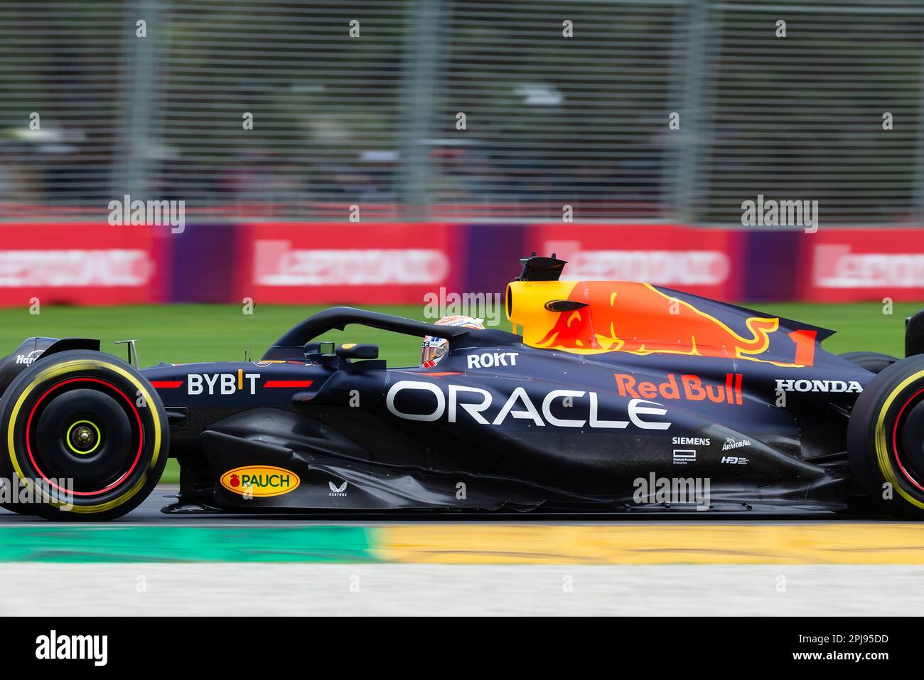 Melbourne, Australia, 1 April, 2023. Max Verstappen (1) driving for ...