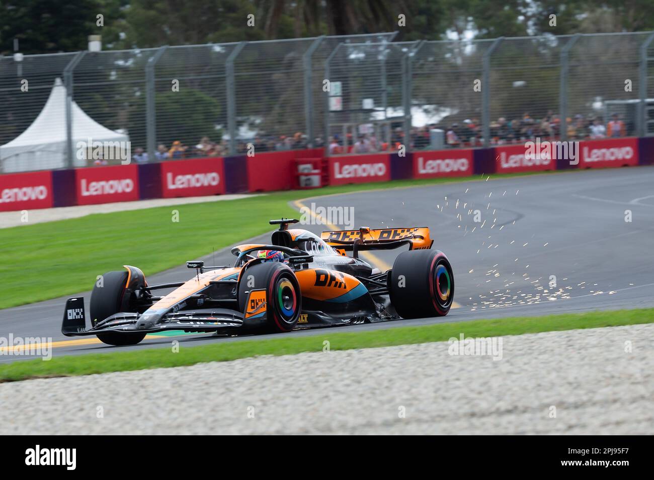 Melbourne, Australia, 1 April, 2023. Esteban Ocon (31) driving for BWT ...