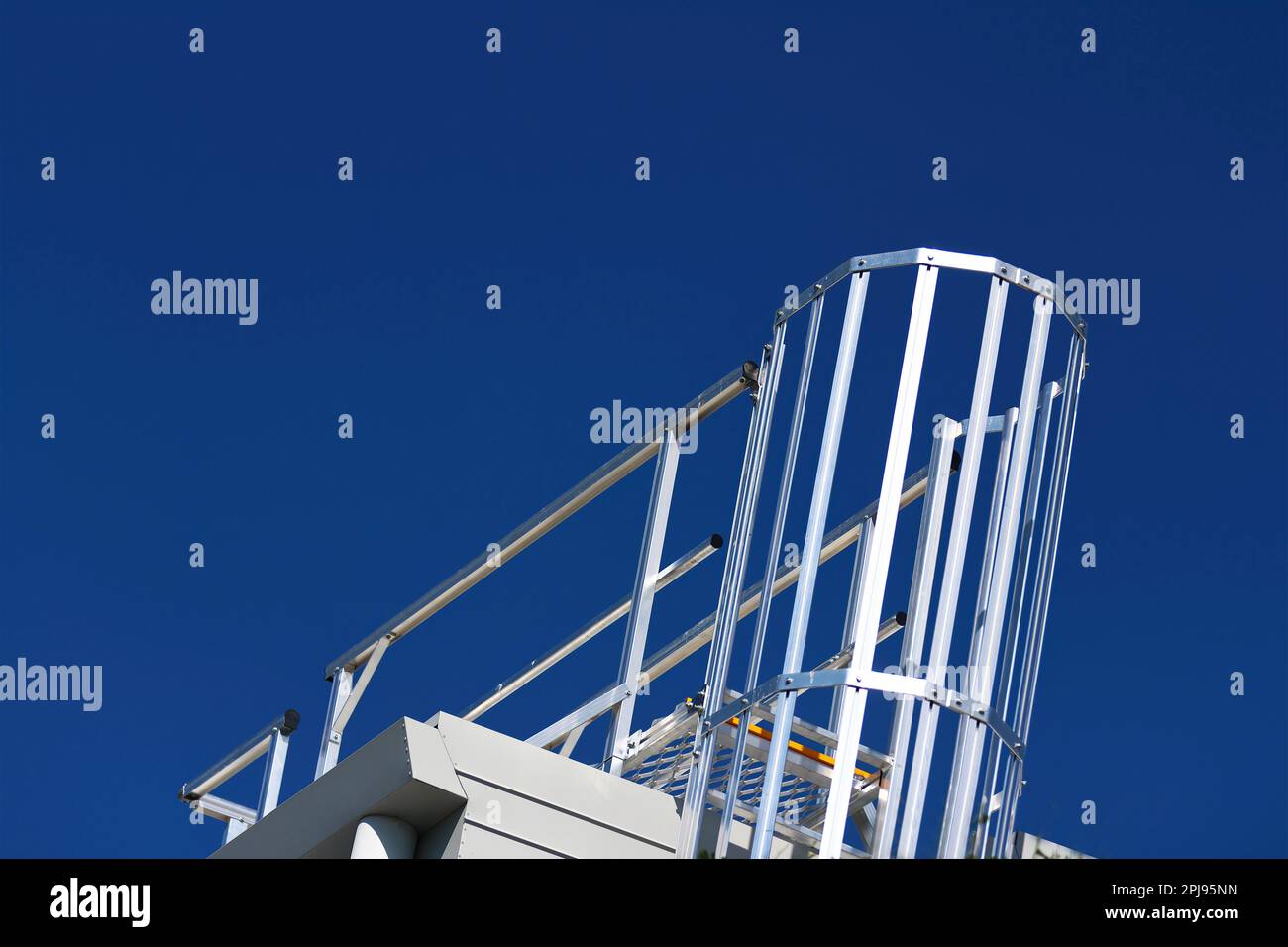 Random street photography of metal railings and racks for safety and ...