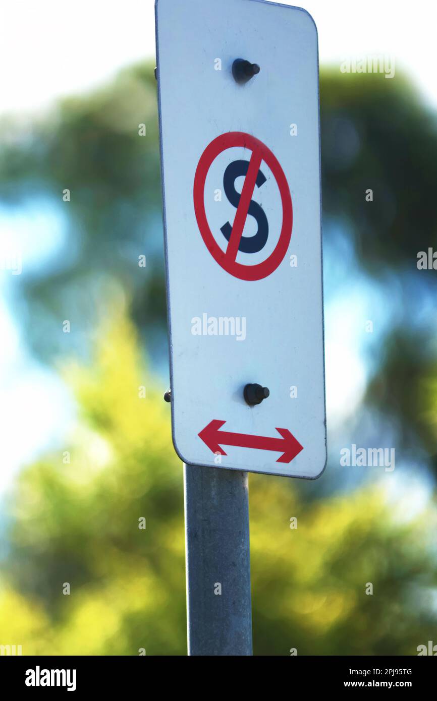 Random street photography of outdoor signs, traffic regulation and ...