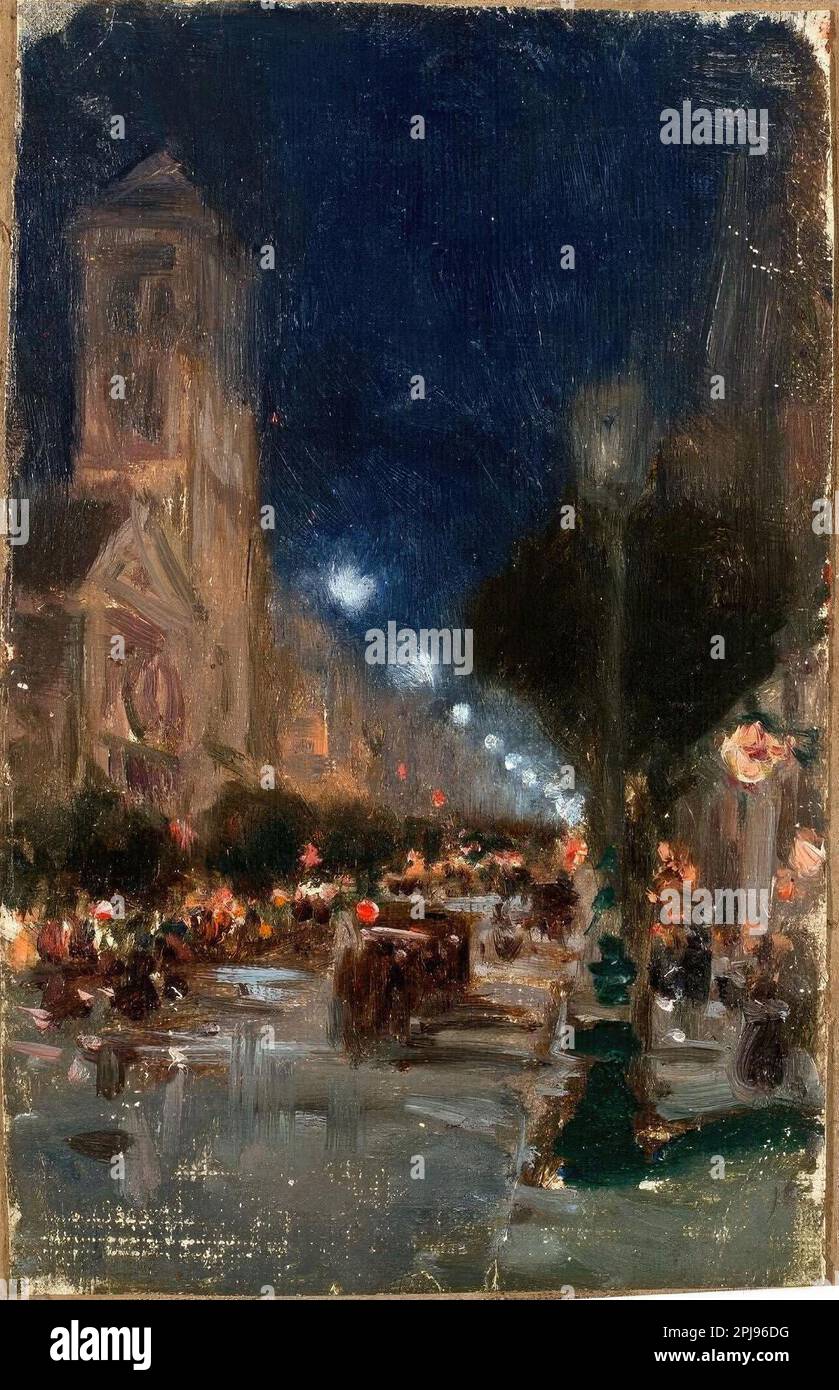 Joaquín Sorolla/ Boulevard de París. Óleo sobre lienzo. Museum: MUSEO ...