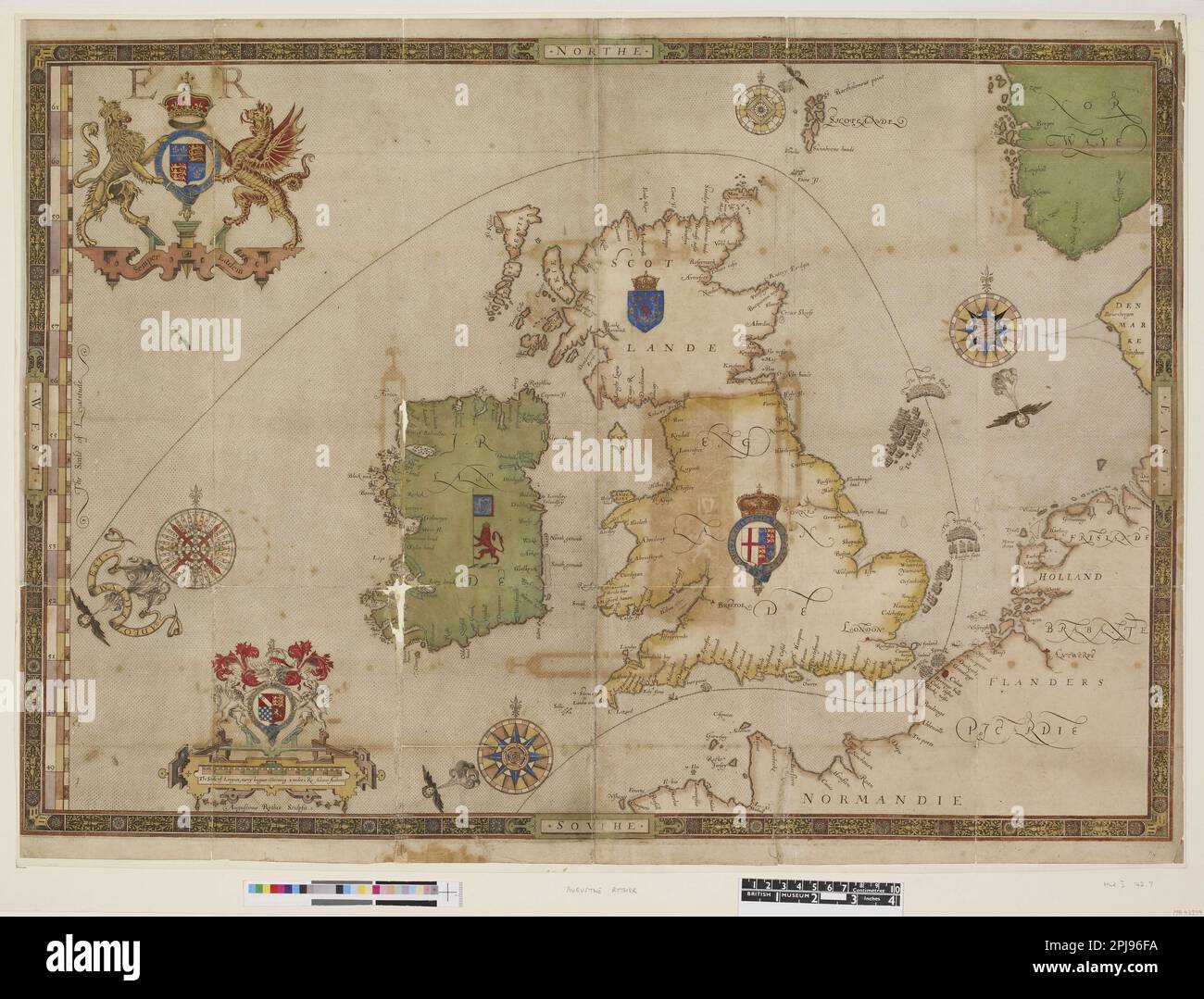 Map of spanish armada hi-res stock photography and images - Alamy