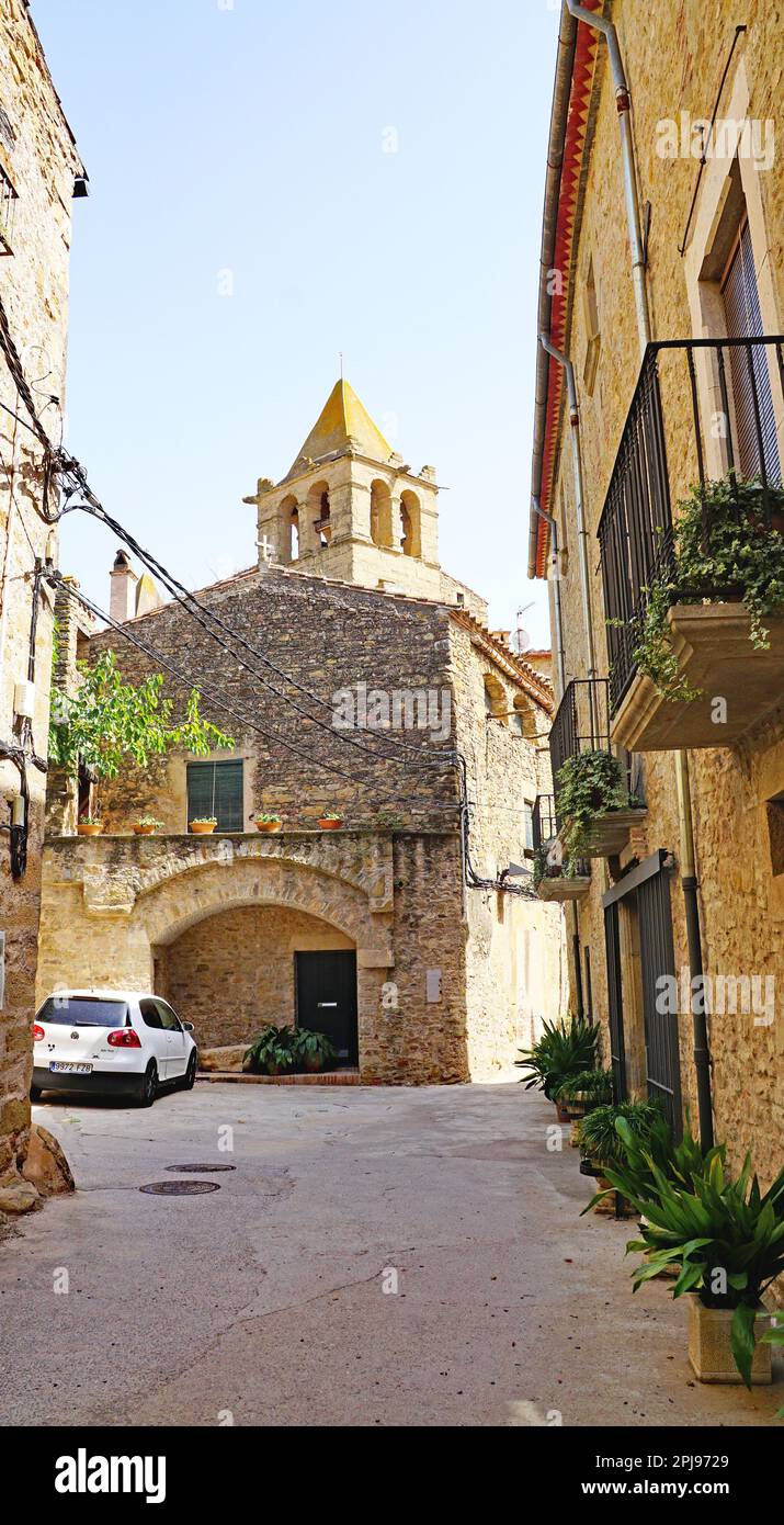 Madremanya (Madremaña) in the El Girones region, Girona, Catalunya ...