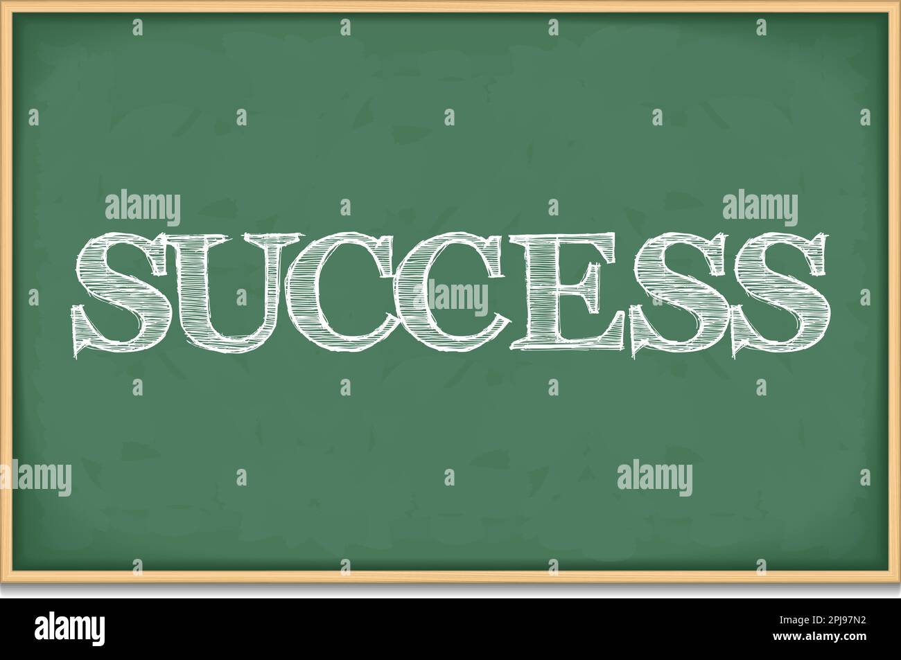 The word success on a blackboard, vector eps10 illustration Stock ...