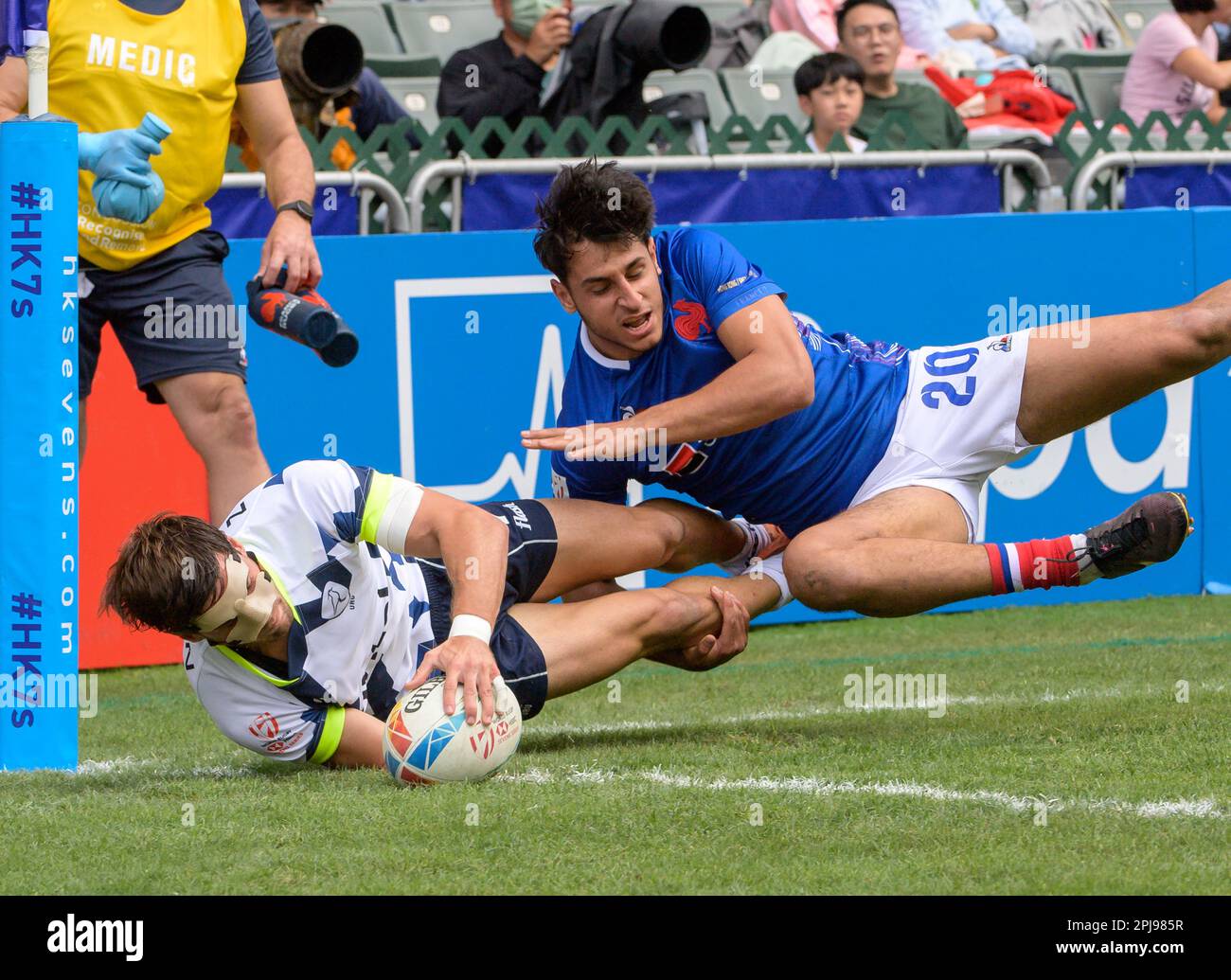 Hong Kong, China. 01st Apr, 2023. Hong Kong Rugby 7's France vs Uruguay ...