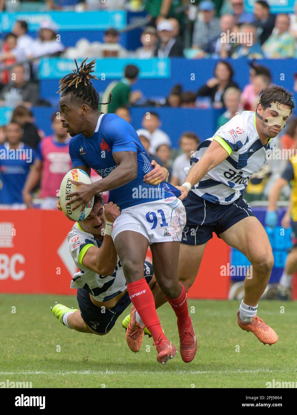 Hong Kong, China. 01st Apr, 2023. Hong Kong Rugby 7's France vs Uruguay ...