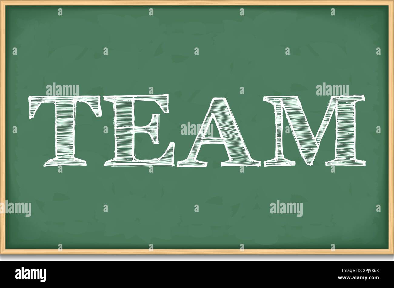 The word team on blackboard, vector eps10 illustration Stock Vector ...
