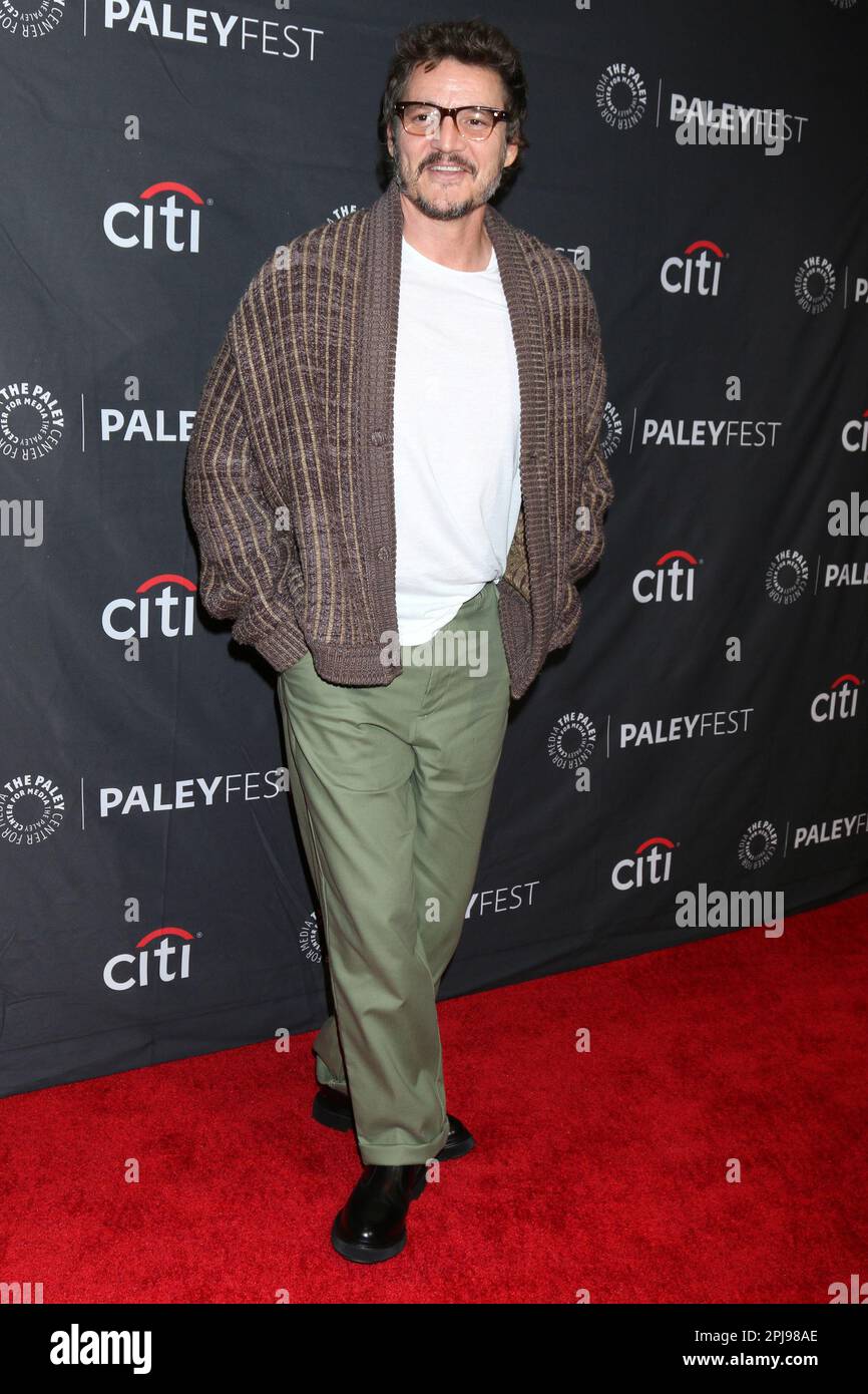 LOS ANGELES - MAR 31: Pedro Pascal at the 2023 PaleyFest - The ...
