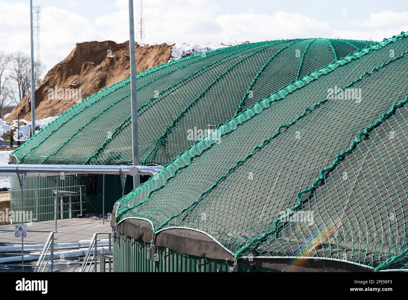 Biogas plant in Wicko, Poland © Wojciech Strozyk / Alamy Stock Photo ...