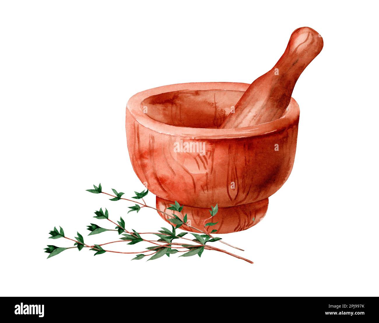 Painting of a kitchen table Cut Out Stock Images & Pictures - Alamy