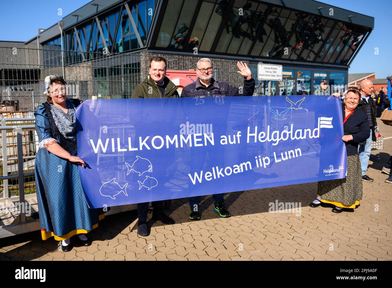 24 March 2023, Schleswig-Holstein, Helgoland: Tim Kunstmann (flnr ...