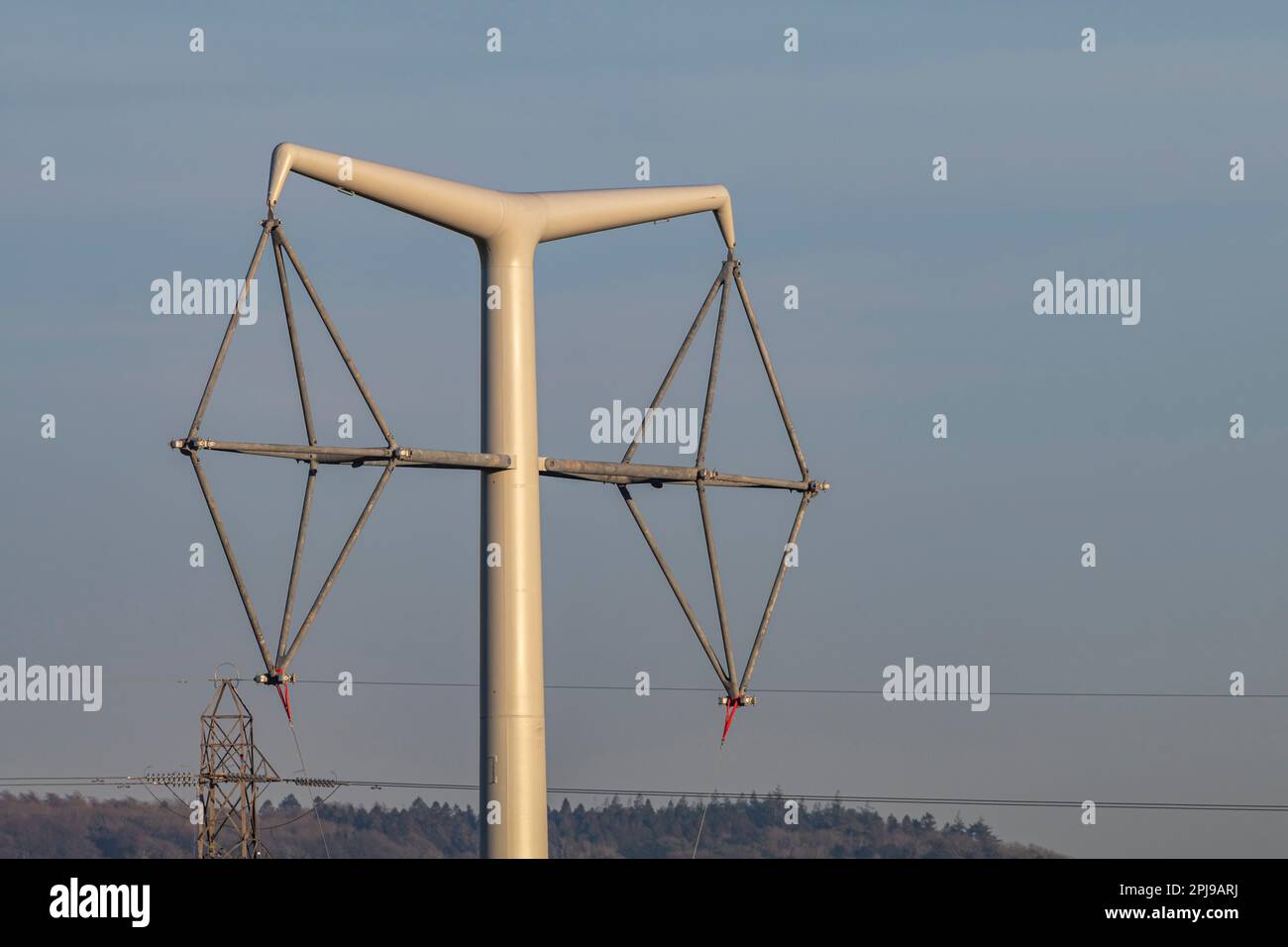 T pylon construction hi-res stock photography and images - Alamy