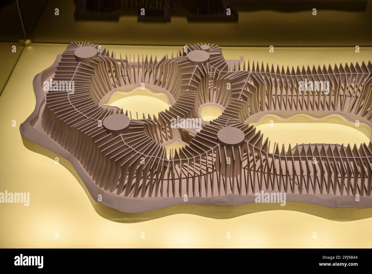 Details of some models exhibited inside the attic of Casa Milà - La ...