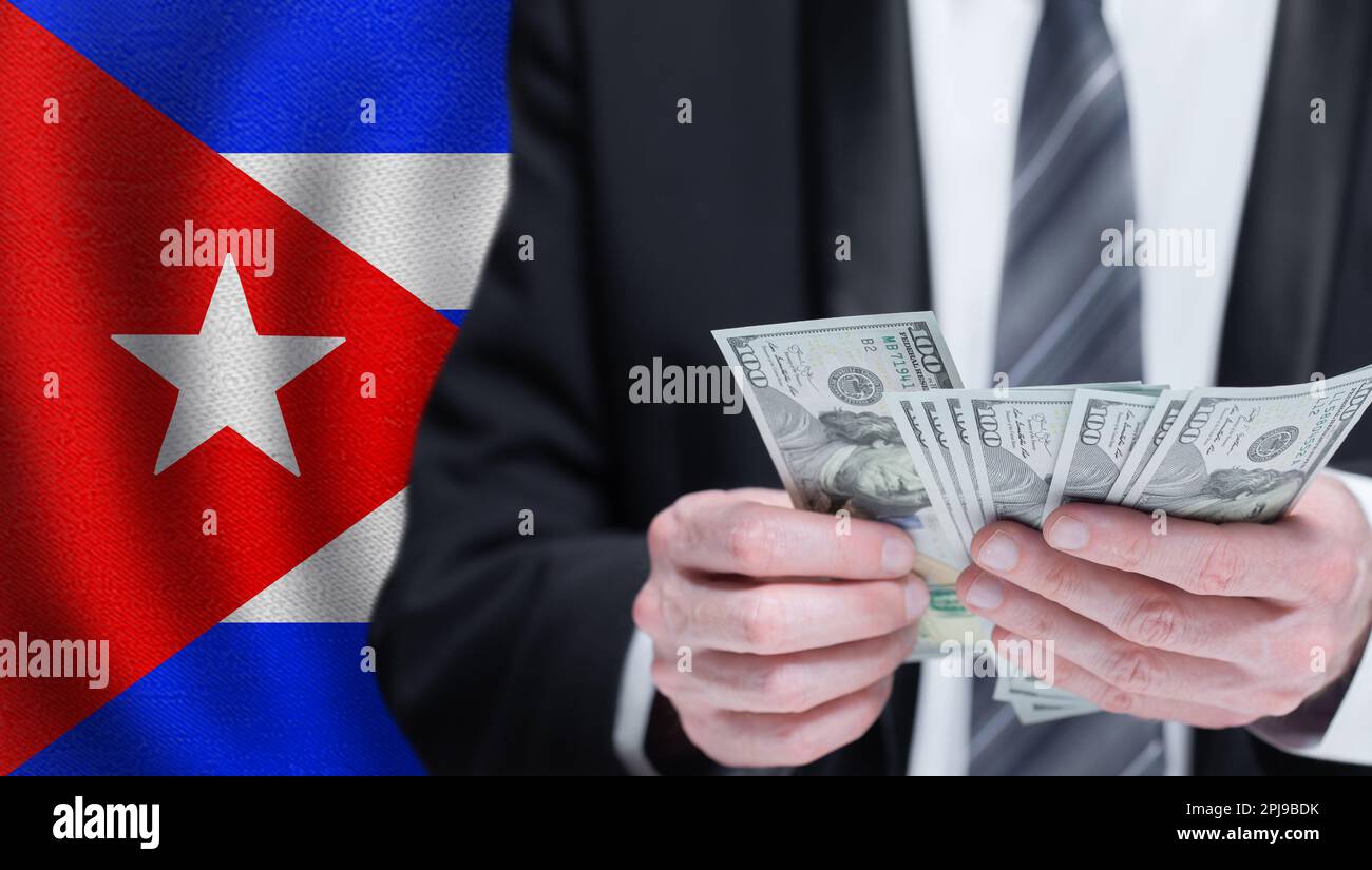 Holding the cuban flag hi-res stock photography and images - Alamy