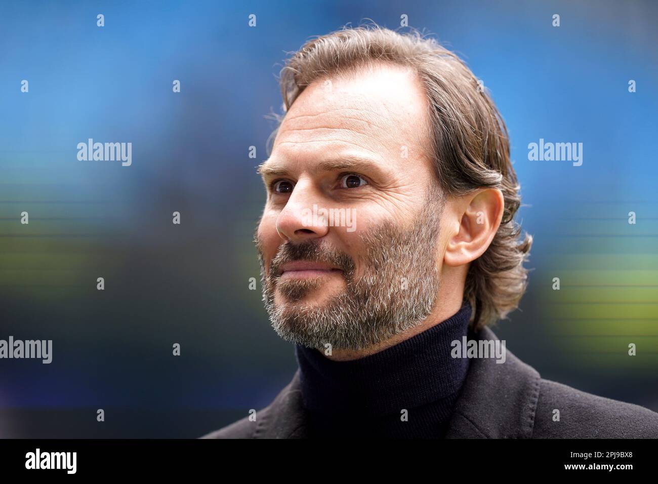 Former Liverpool player Patrik Berger during the Premier League match ...