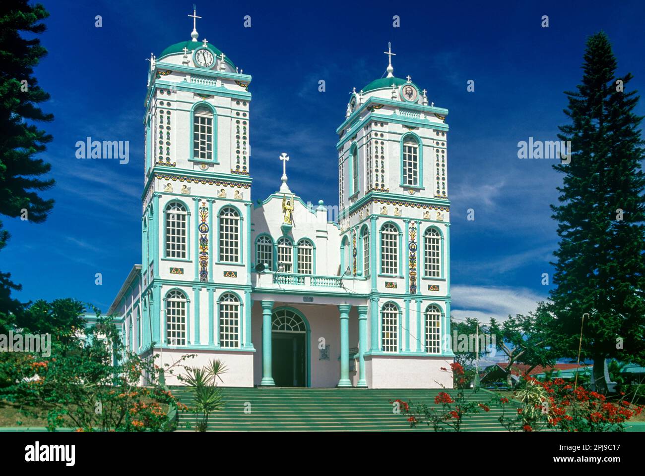 CHURCH SARCHI CENTRAL HIGHLANDS COSTA RICA Stock Photo - Alamy