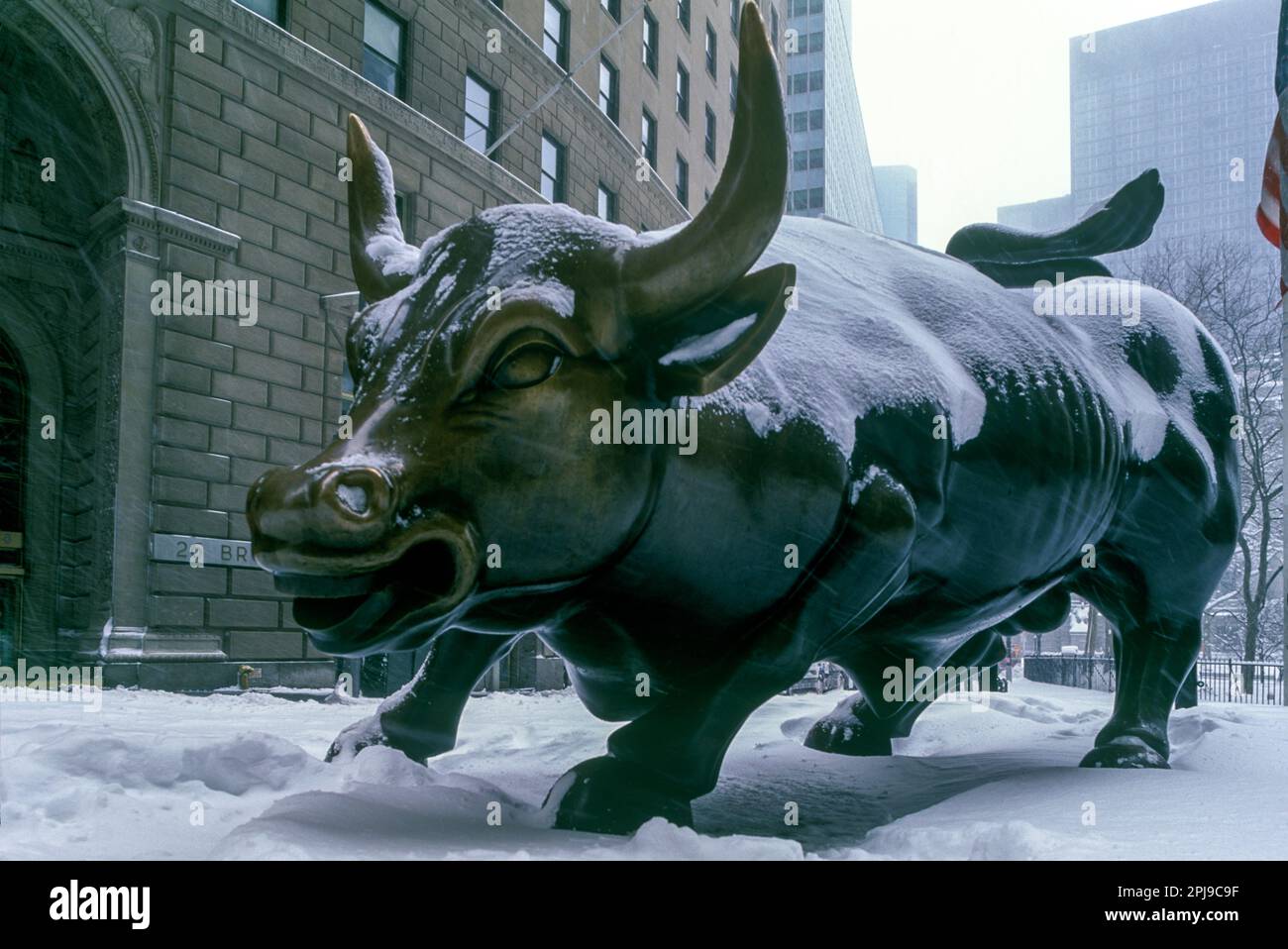 2006 HISTORICAL SNOW COVERED CHARGING BULL STATUE (©ARTURO DI MODICA 1989) BROADWAY FINANCIAL ...