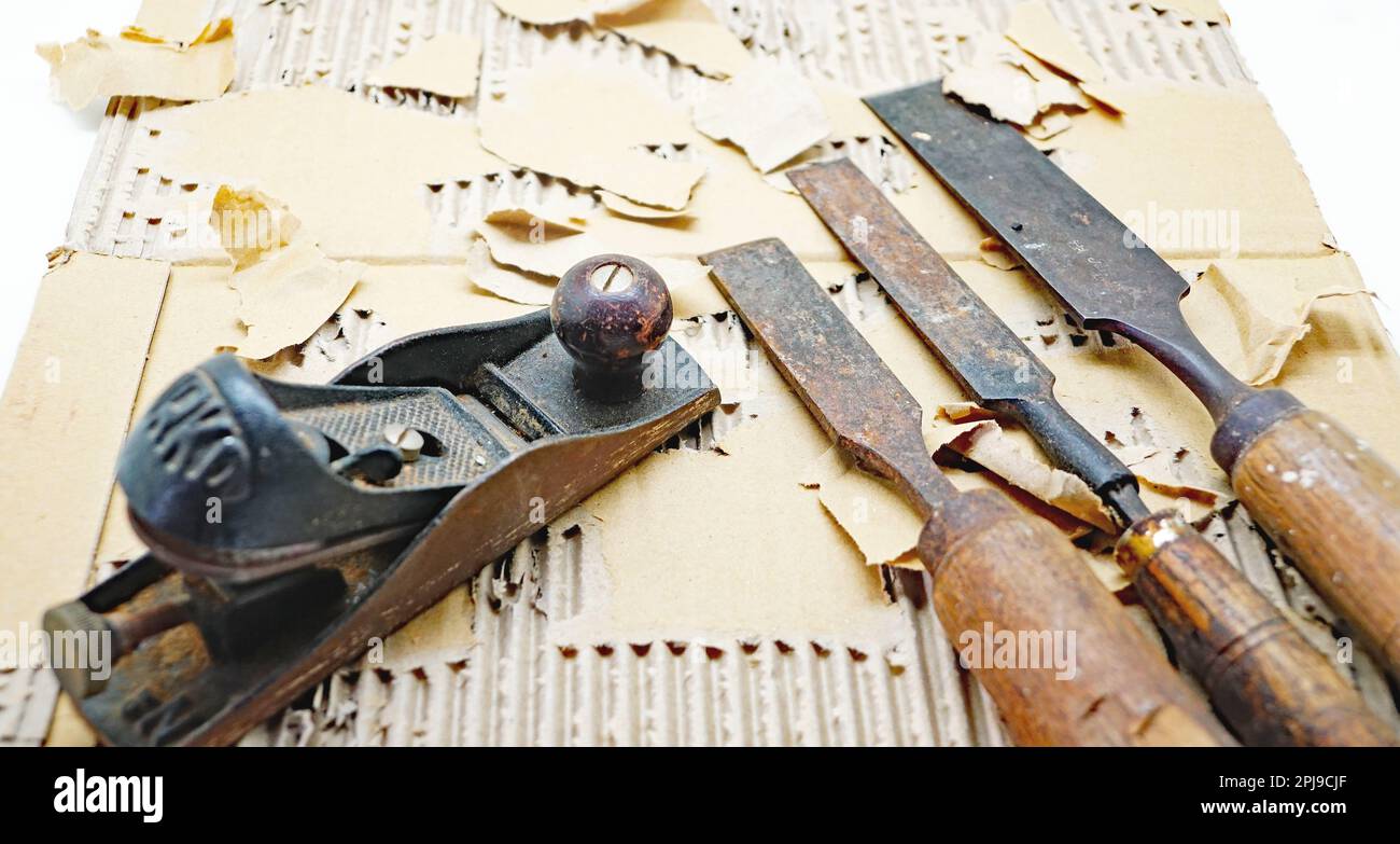 Assorted tools for DIY work Stock Photo - Alamy
