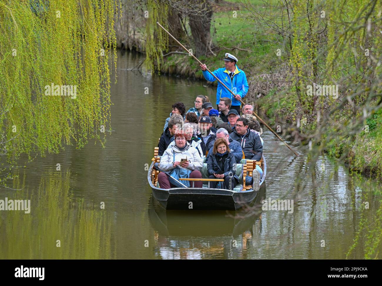 Schlepzig, Germany. 01st Apr, 2023. Guests of the season opening in the ...