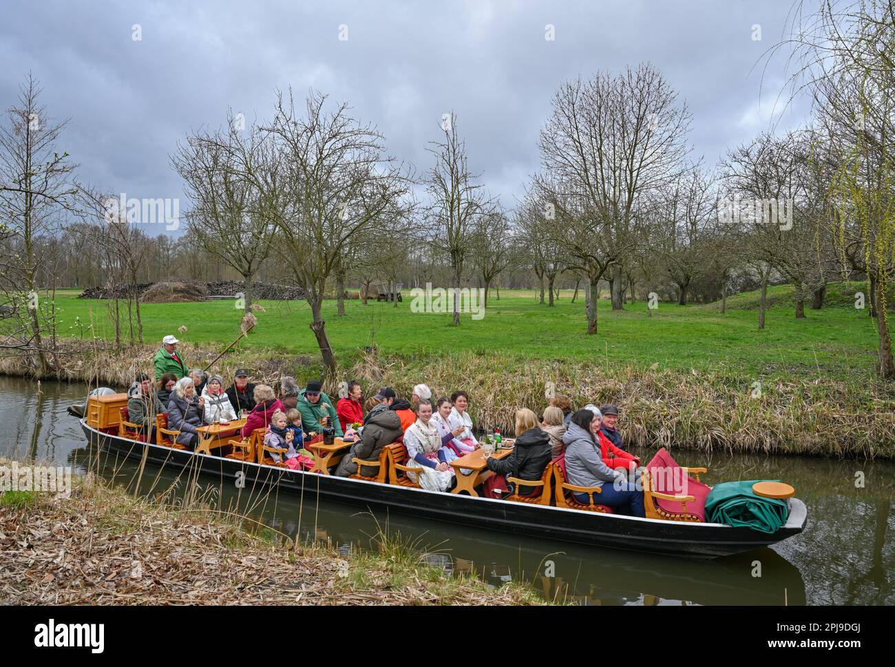Schlepzig, Germany. 01st Apr, 2023. Guests of the season opening in the ...