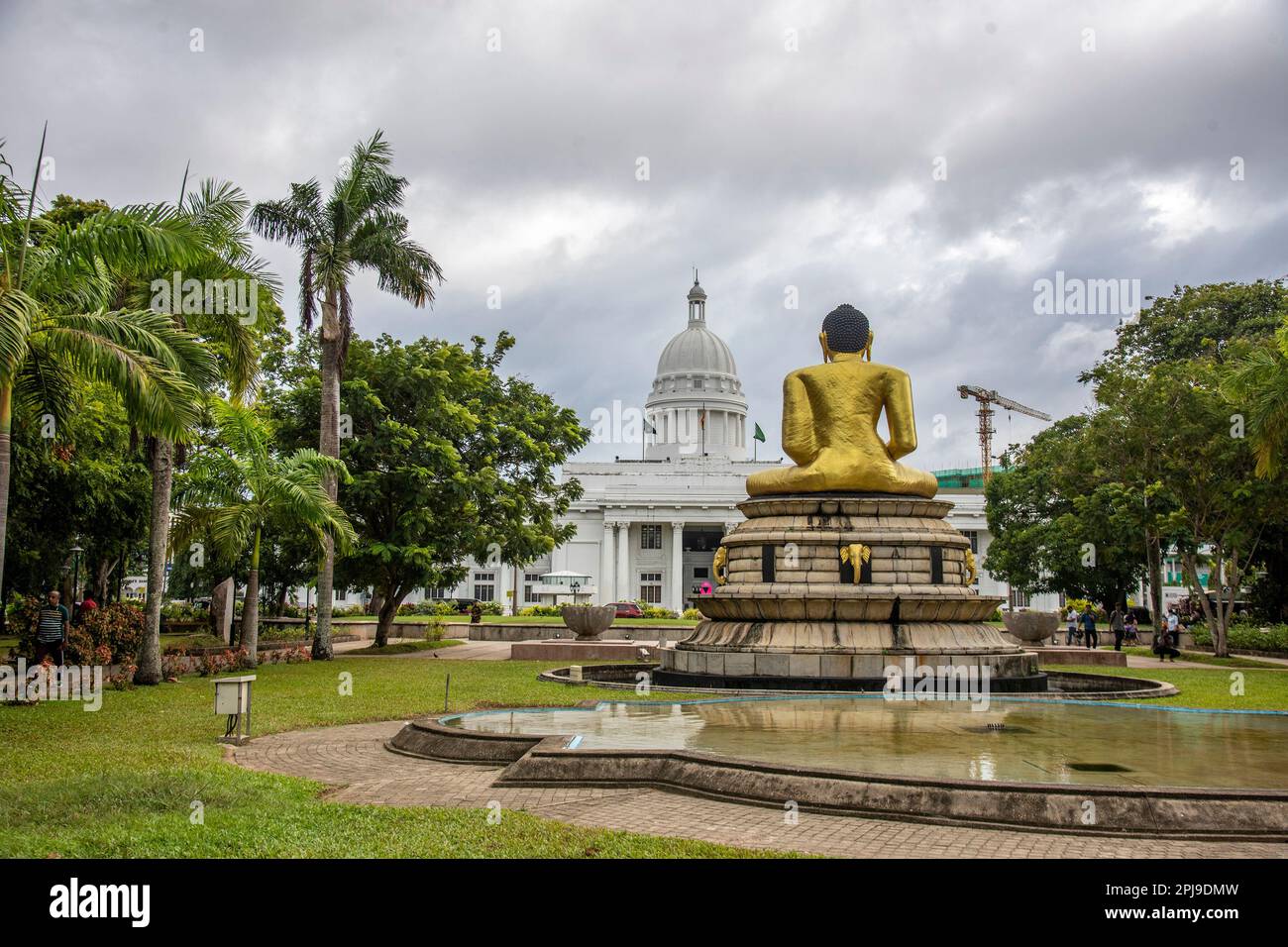 colombo city viharamahadevi garden Stock Photo - Alamy
