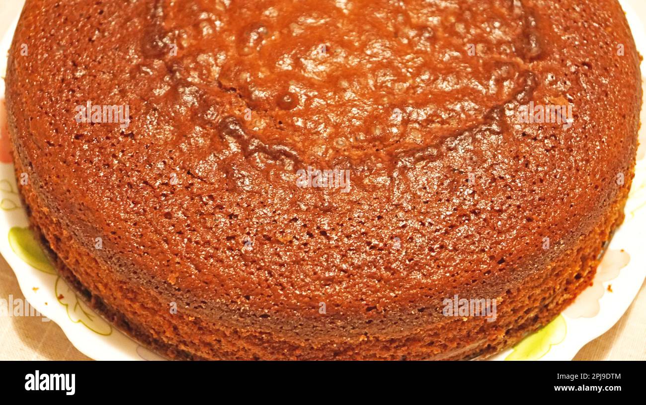 Homemade cake prepared for the snack Stock Photo - Alamy