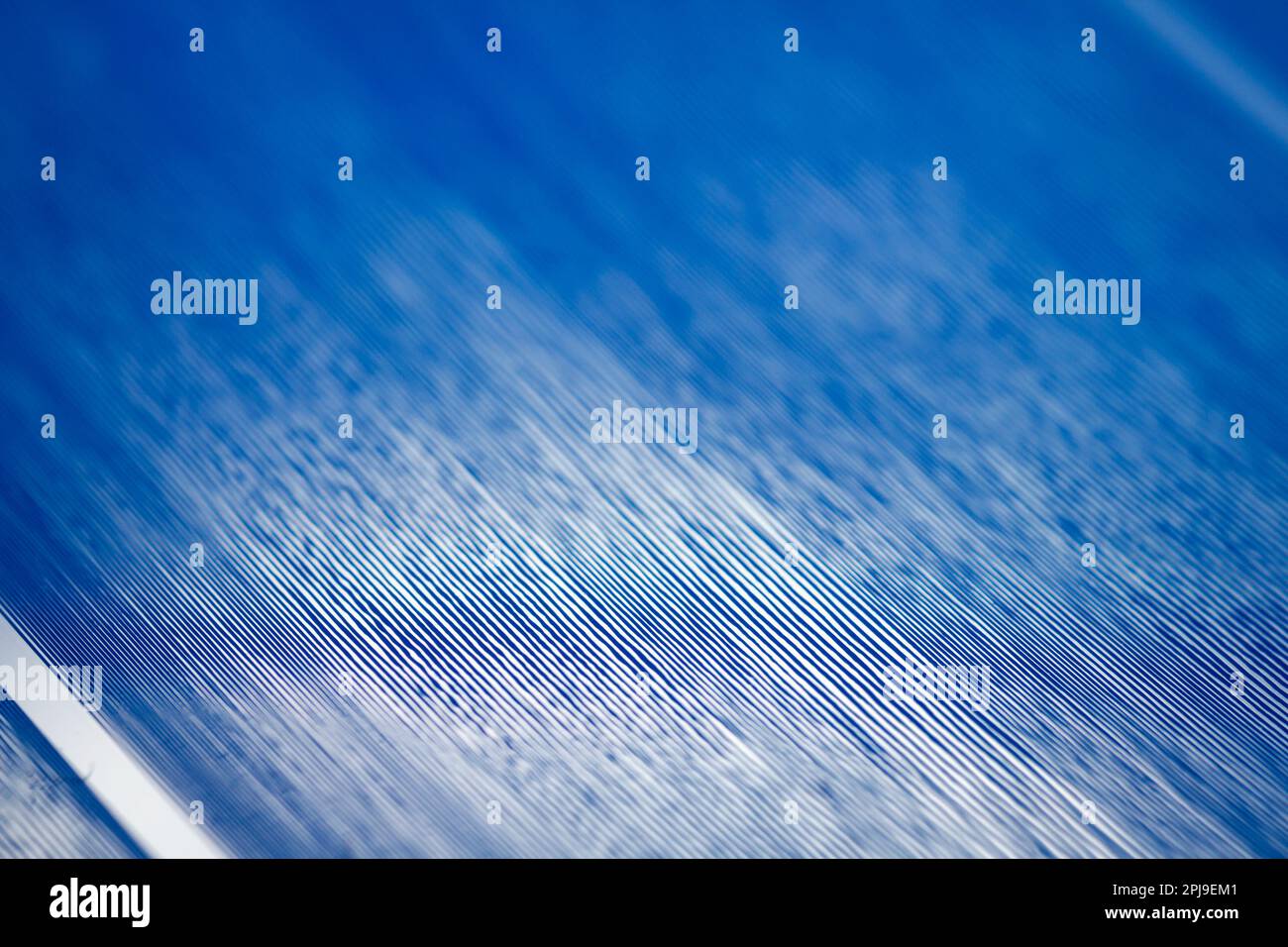 Macro shot of blue color vinyl record. Surface of an old vinyl record ...