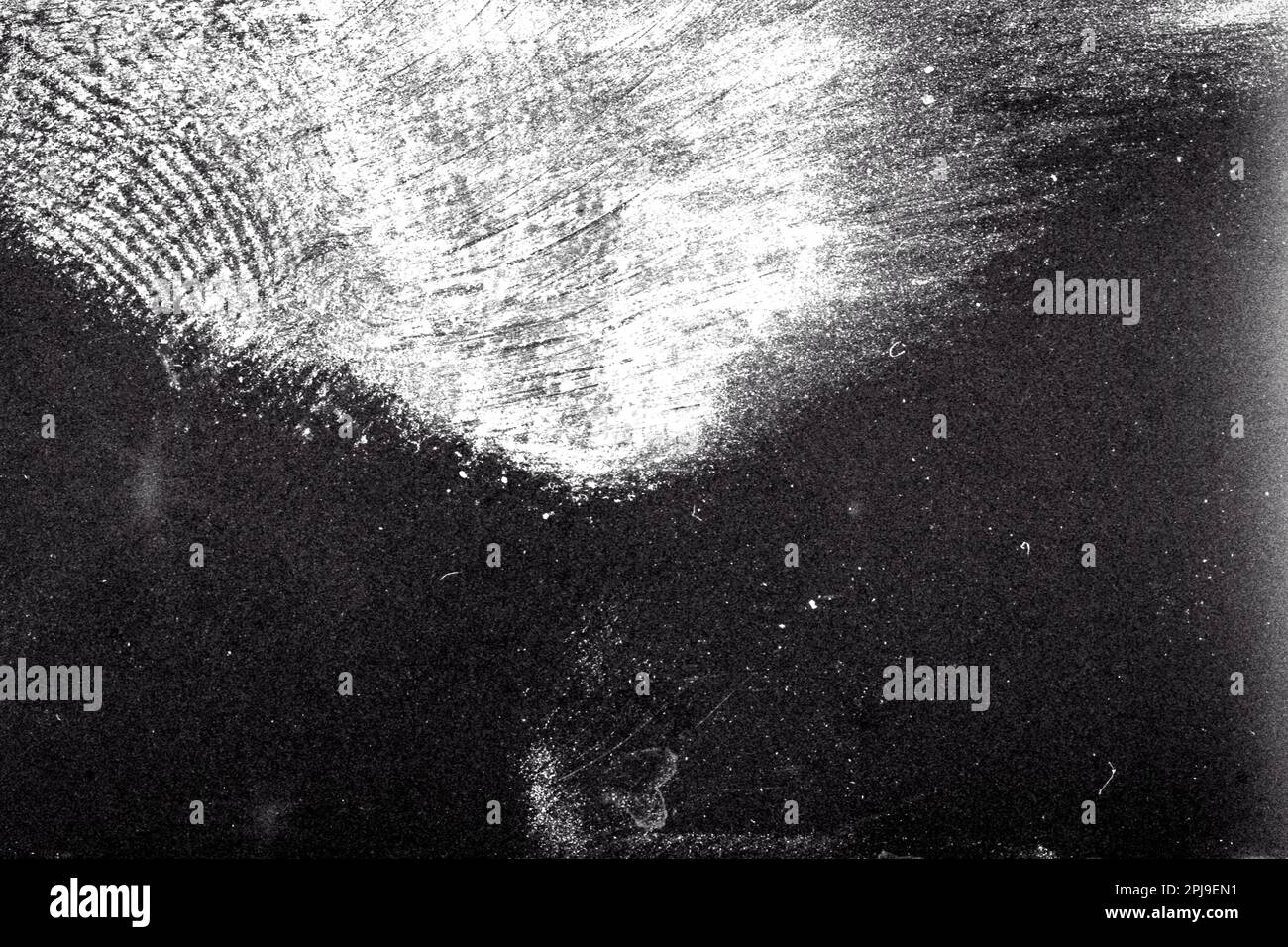 Blank grained film strip texture background with heavy grain and dust ...