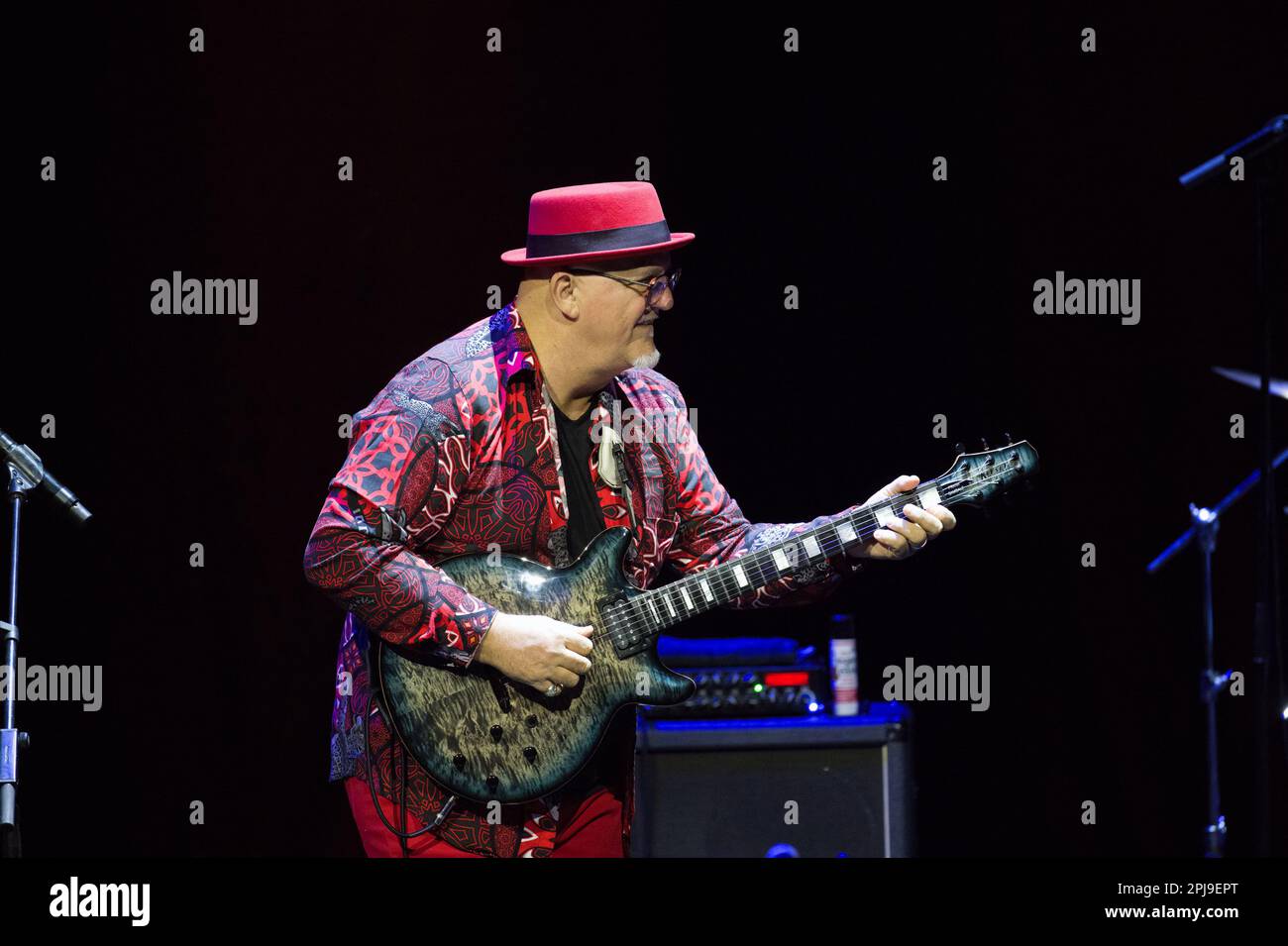 Australian jazz/fusion guitarist Frank Gambale during the Frank Gambale ...