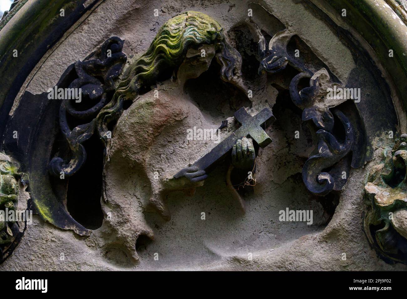 Erosion of gravestone hi-res stock photography and images - Alamy