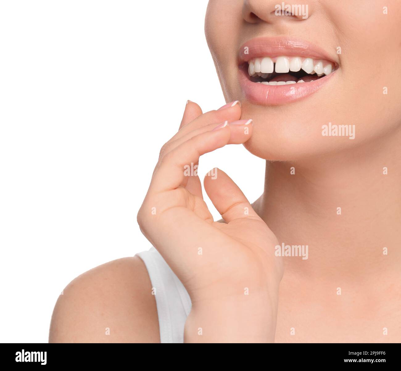 Gap between front teeth hi-res stock photography and images - Alamy