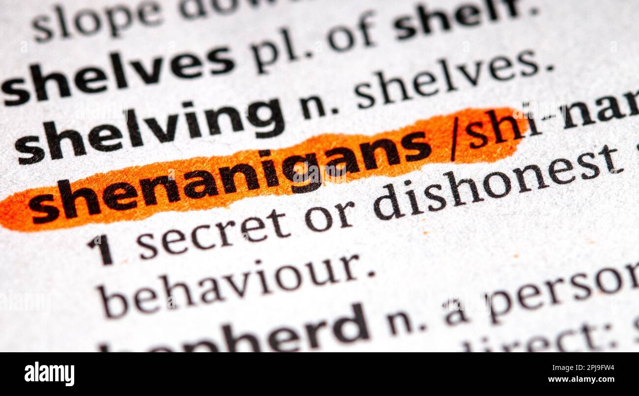 Shenanigans hi-res stock photography and images - Alamy