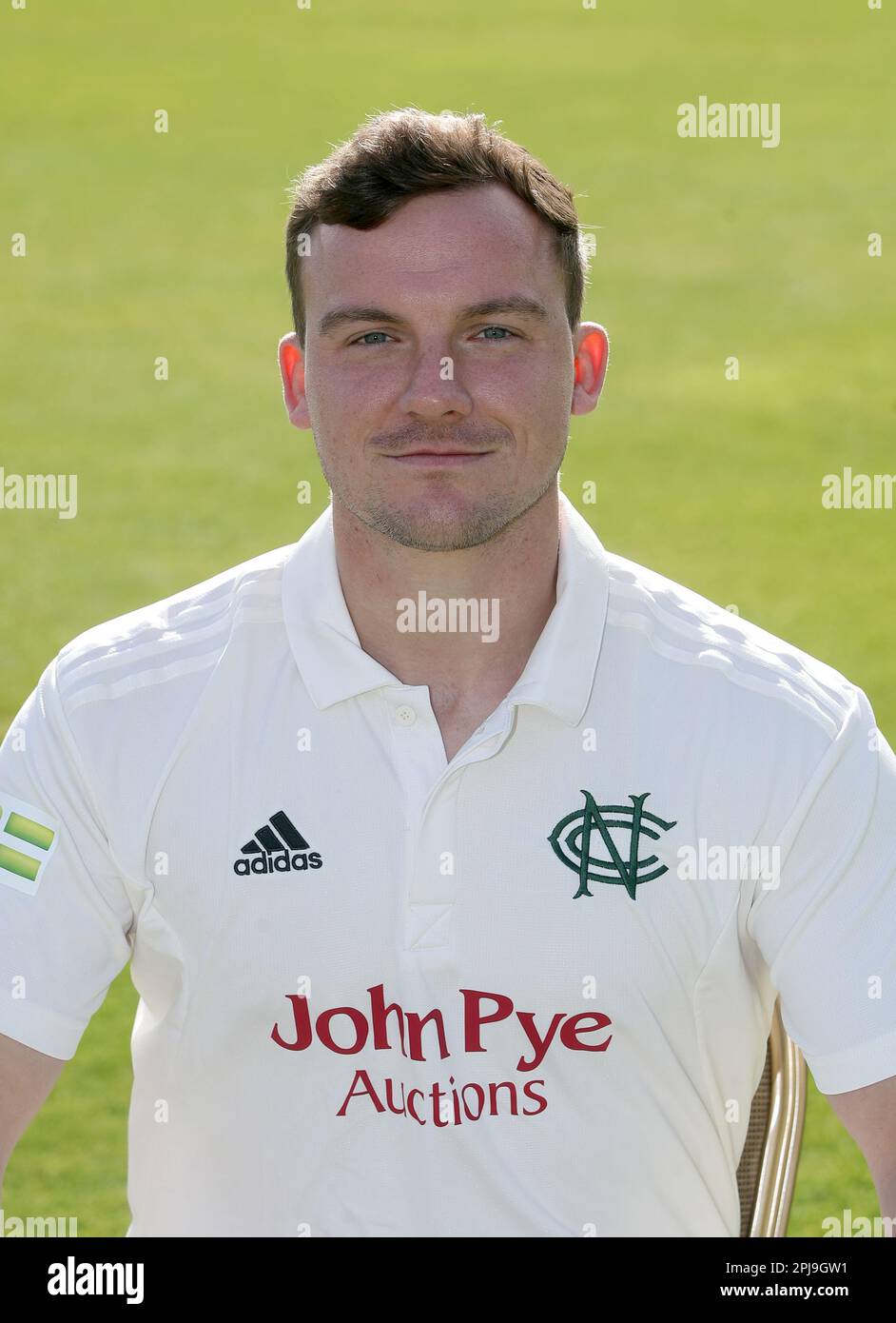 Nottinghamshire's Liam Patterson-White during the media day at Trent ...
