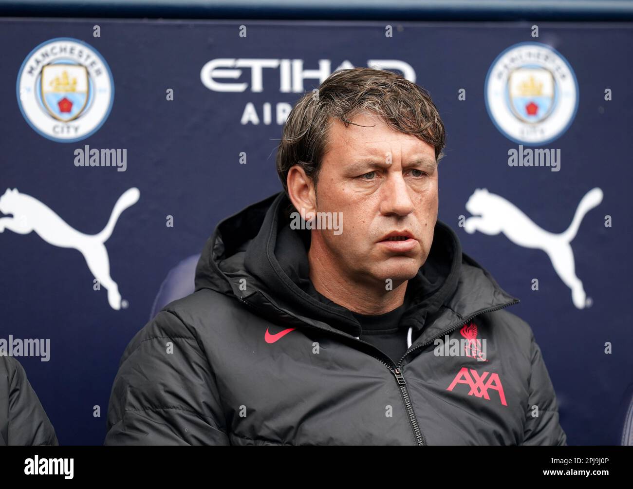 Liverpool Assistant Manager Peter Krawietz before the Premier League ...