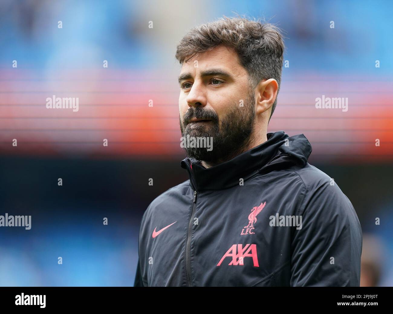 Liverpool Elite development coach Vitor Matos before the Premier League ...