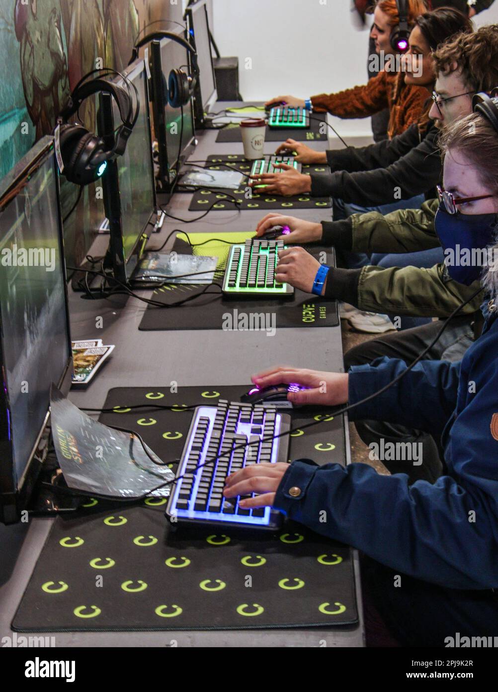 London, UK. 01st Apr, 2023. The computer gaming convention in London ...